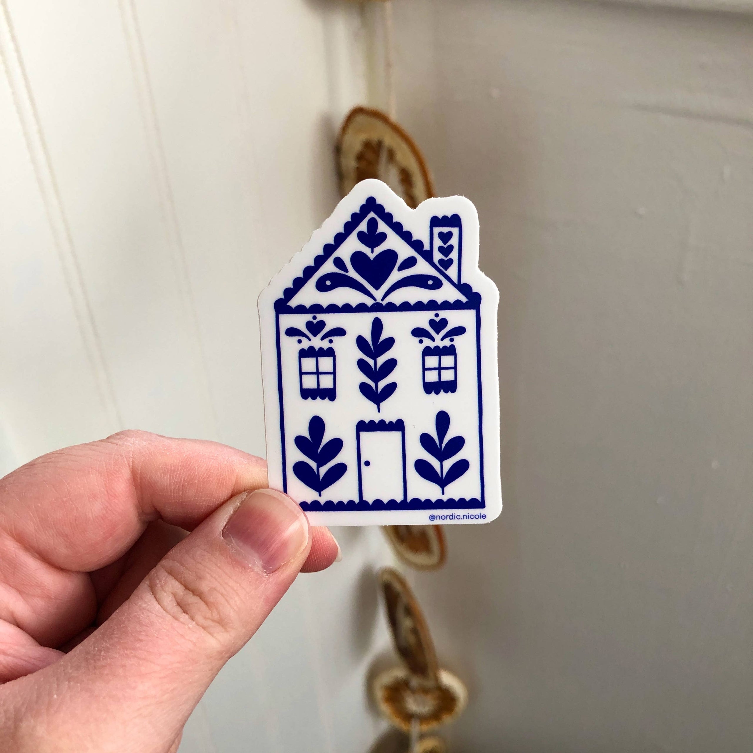 Nordic House Sticker | Stockhome Petaluma
