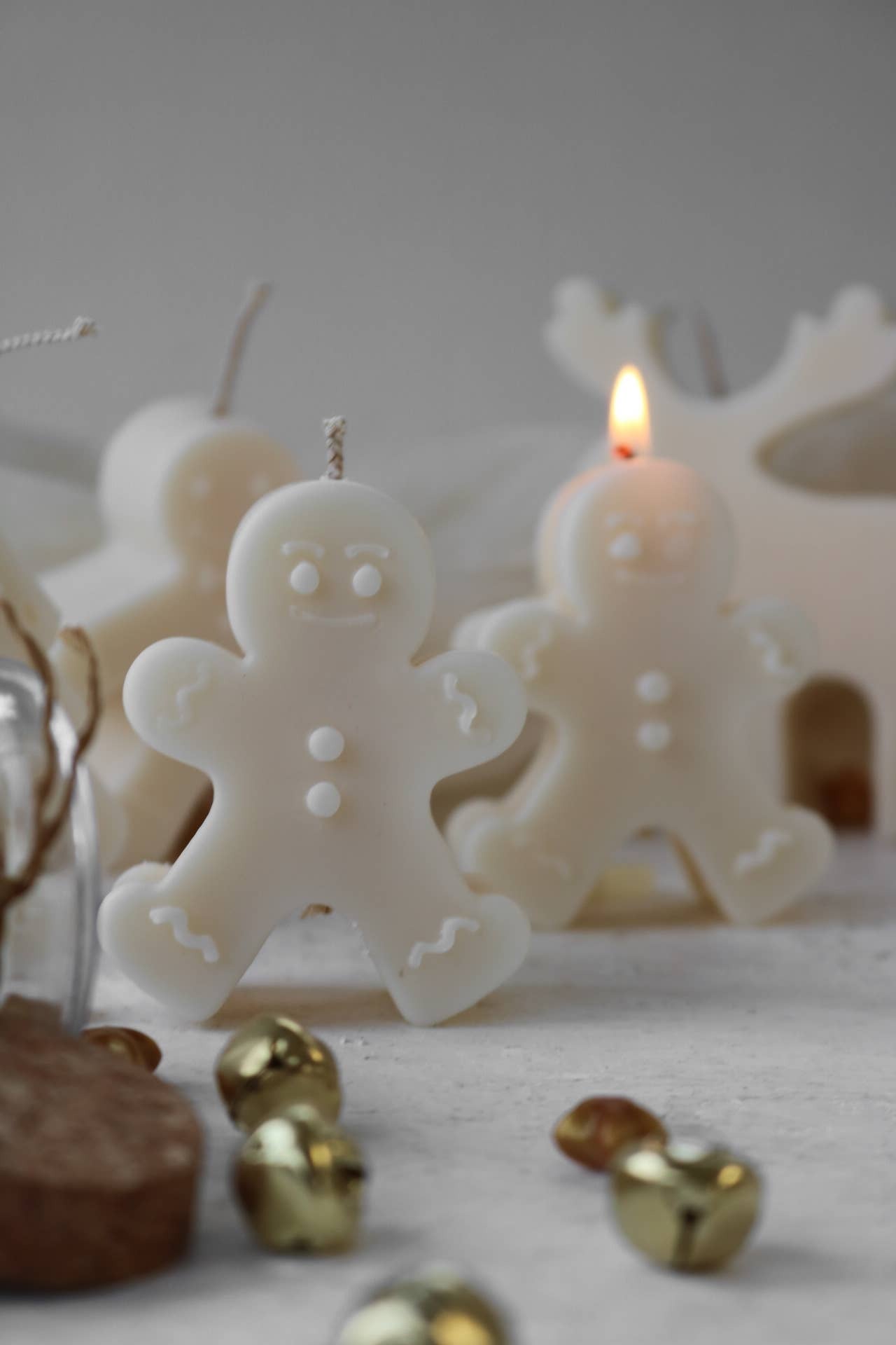 Gingerbread man candle | Stockhome Petaluma